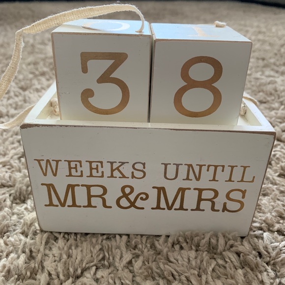 Party Supplies | Countdown Blocks For Wedding | Poshmark
